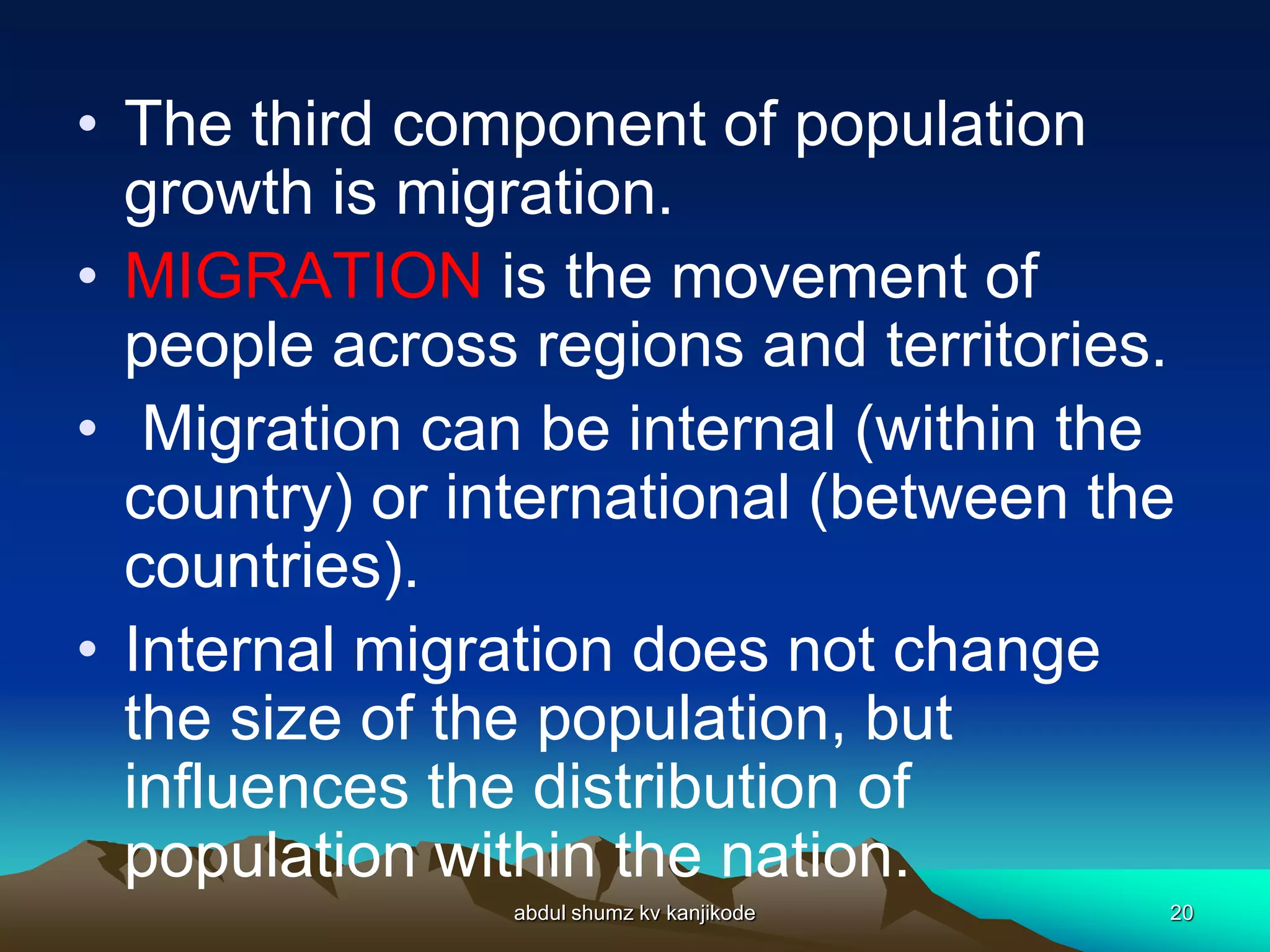 Population, size & growth, class 9 cbse | PDF