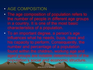 Population, size & growth, class 9 cbse | PDF