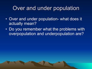 Population Structure | PPT