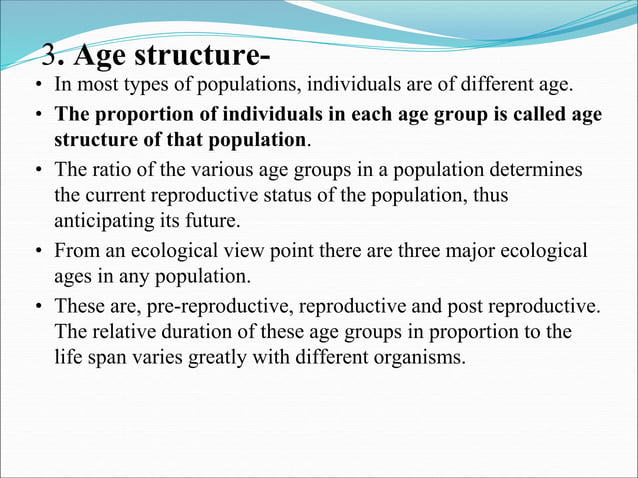 Population structures | PPTX | Geology | Science