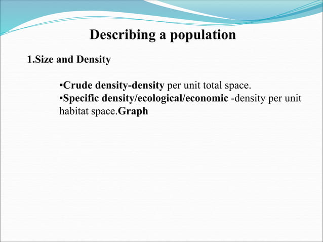 Population structures | PPTX | Geology | Science