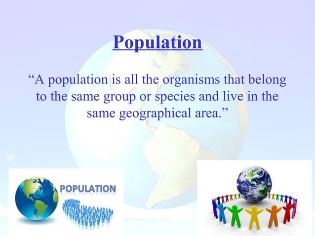 Population Structure, Movements and Concentration | PPT