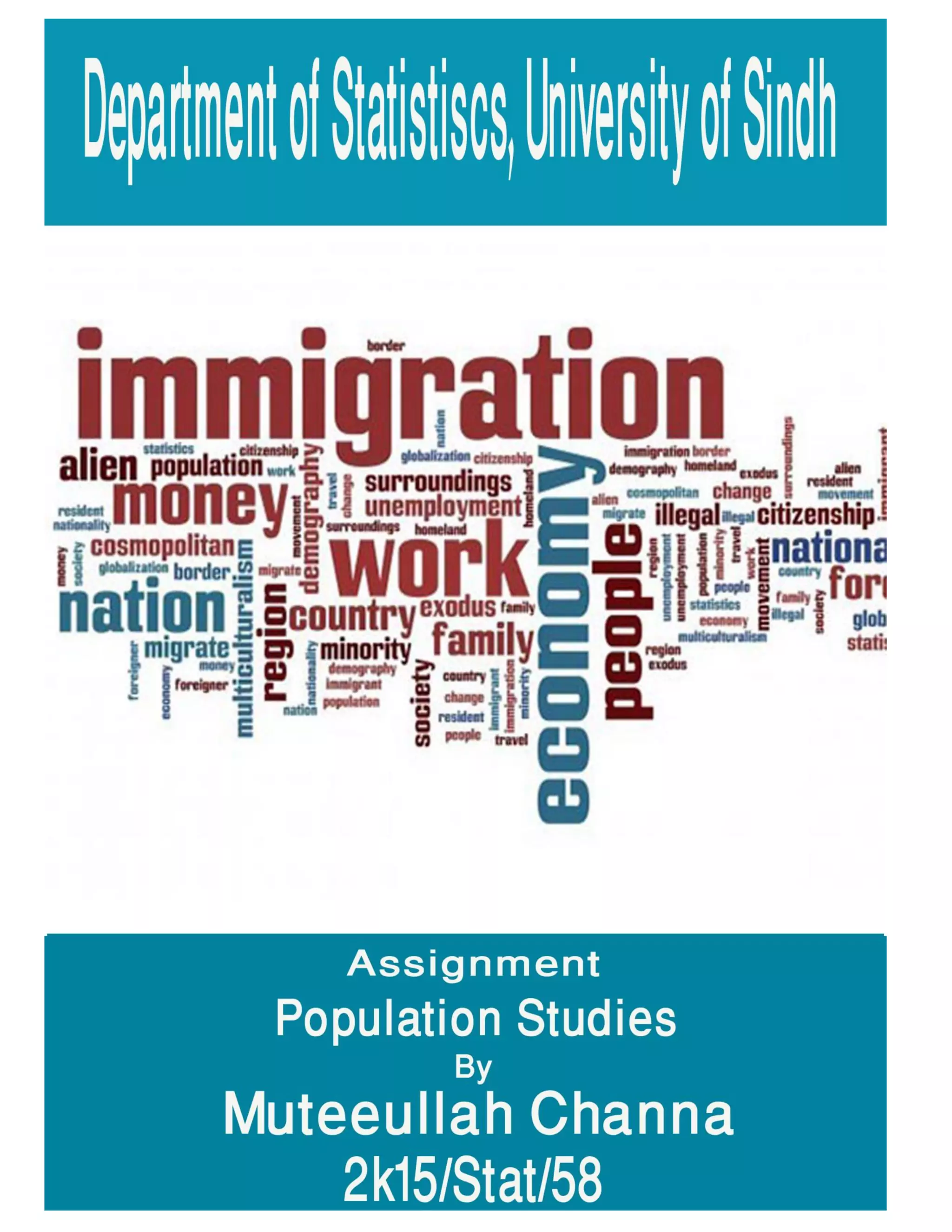 Population Studies / Demography Introduction | PDF