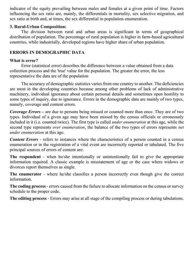 Population Studies / Demography Introduction | PDF Population Studies / Demography Introduction | PDF