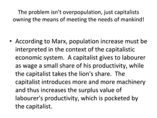 Population Theories | PPTX | Business | Business and Finance