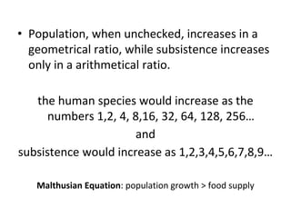 Population Theories | PPTX