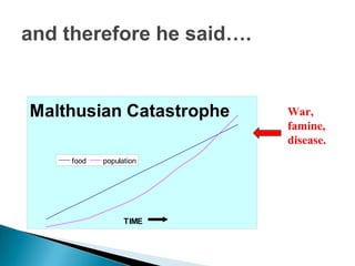 Population theories - Malthus and Boserup | PPTX