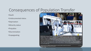 Population transfer | PPTX