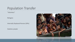 Population transfer | PPTX