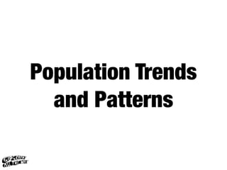 IB Geography - Population Trends and Patterns Graphs | PDF