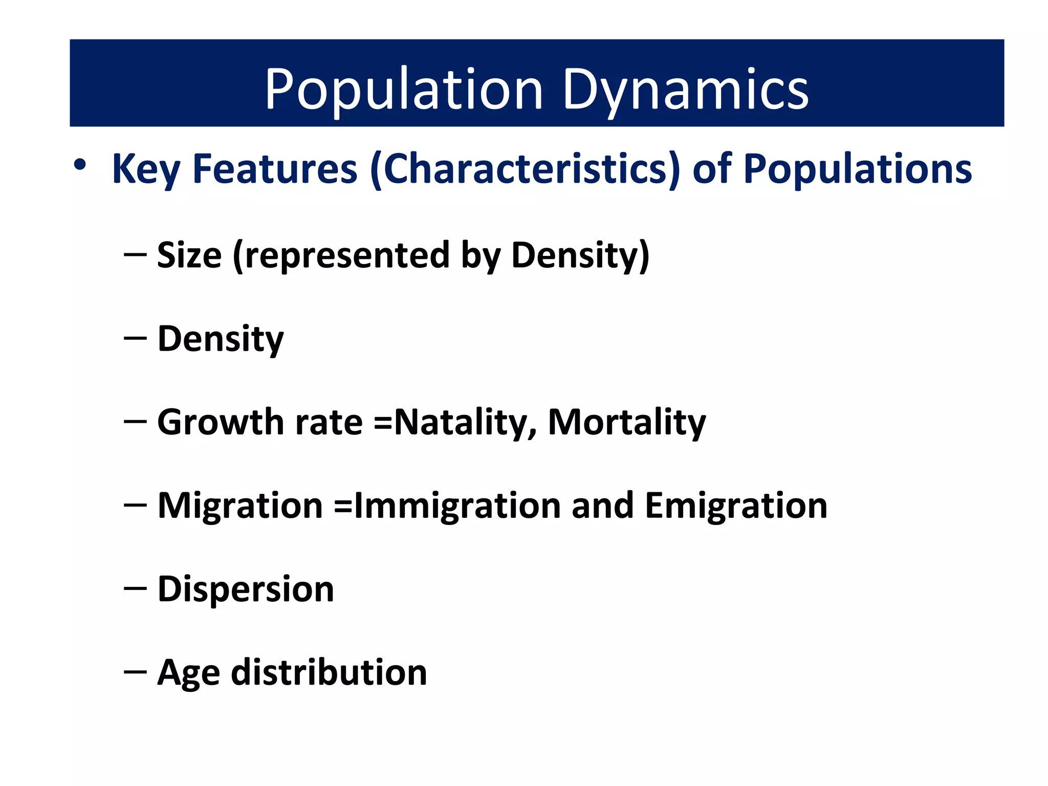 Population Ecology PPT | PPT
