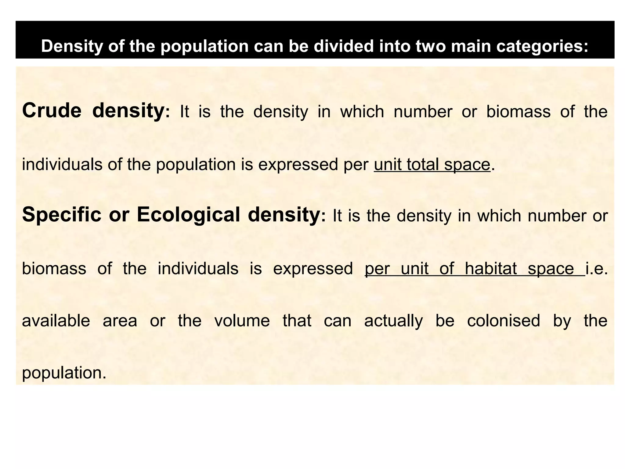 Population Ecology PPT | PPT