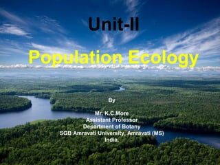 Population Ecology PPT | PPT