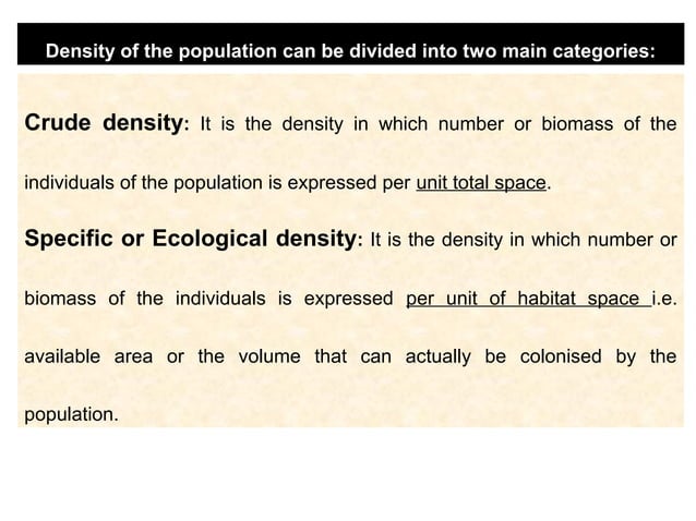 Population Ecology PPT | PPT