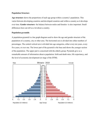 CSEC Human Geography- Population , Urbanization and Migration | PDF