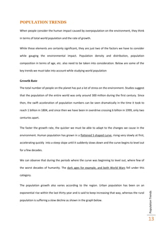 Overpopulation VS Global Environment - How Much is Too Much? | PDF