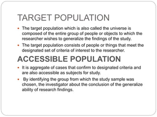 Population vs sample | PPTX