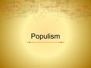 Populism | PPTX