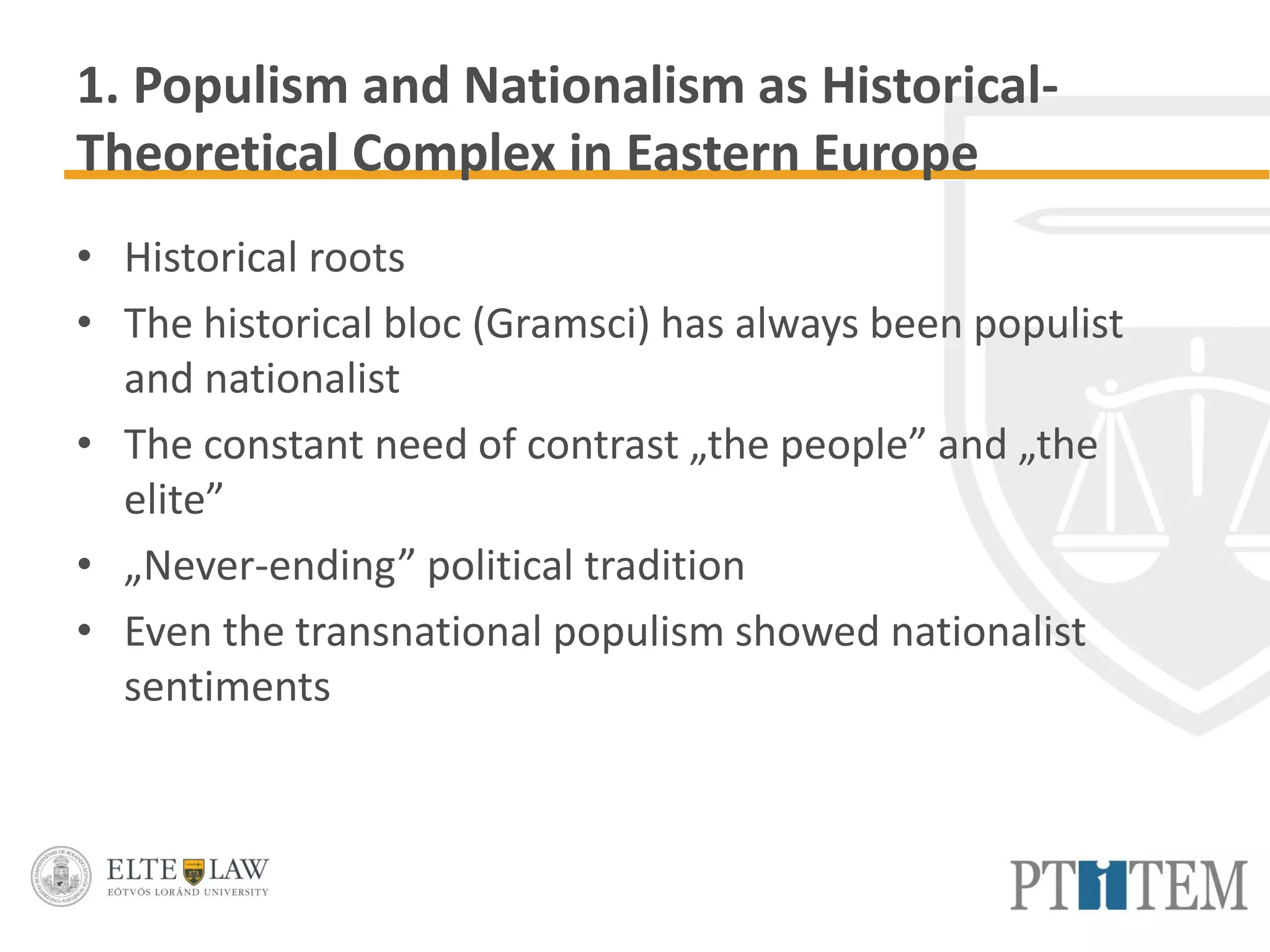 Populism and Nationalism from an Eastern European Perspective | PDF