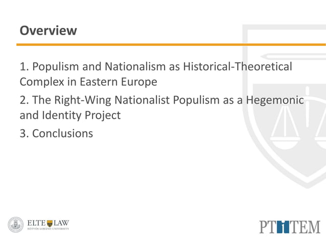 Populism and Nationalism from an Eastern European Perspective | PDF