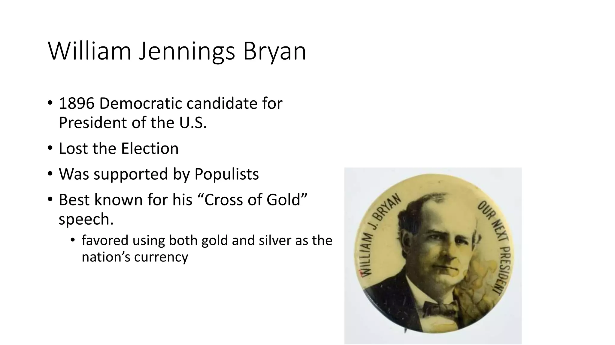 Populism and Progressivism | PPT