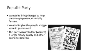 Populism and Progressivism | PPTX