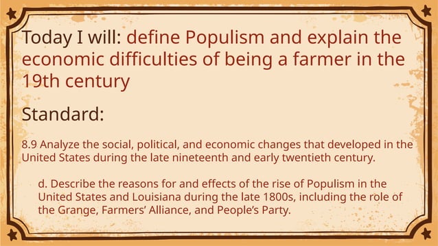 Populism Introduction - Life on the Farm.pptx