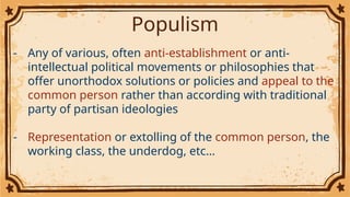 Populism Introduction - Life on the Farm.pptx
