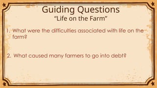 Populism Introduction - Life on the Farm.pptx
