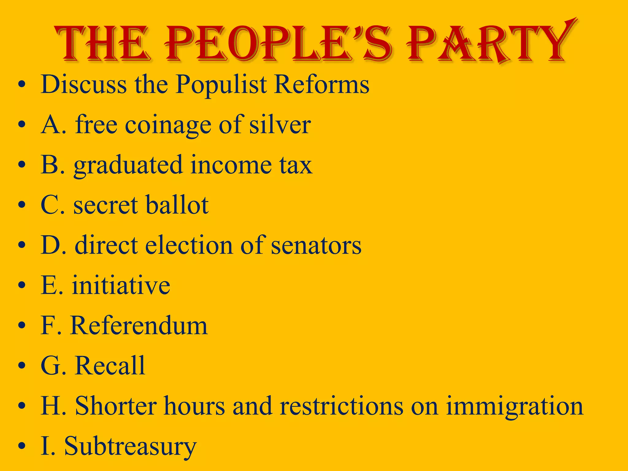 Populist Revolt | PPTX