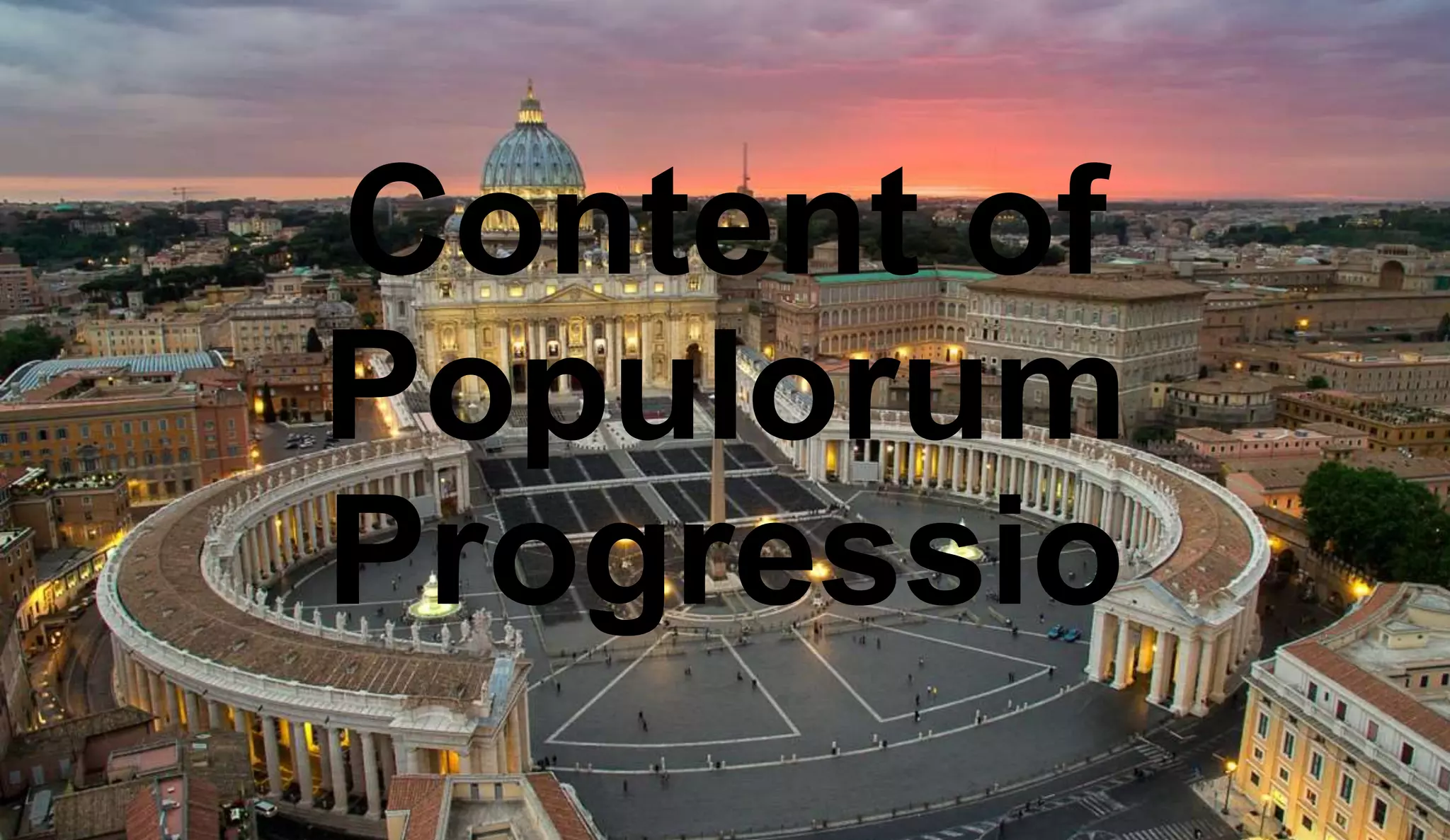 Populorum Progressio | PPTX
