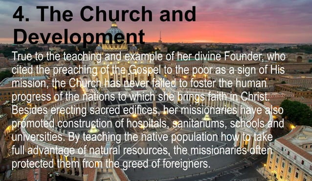 Populorum Progressio | PPTX | Christianity | Religion & Spirituality