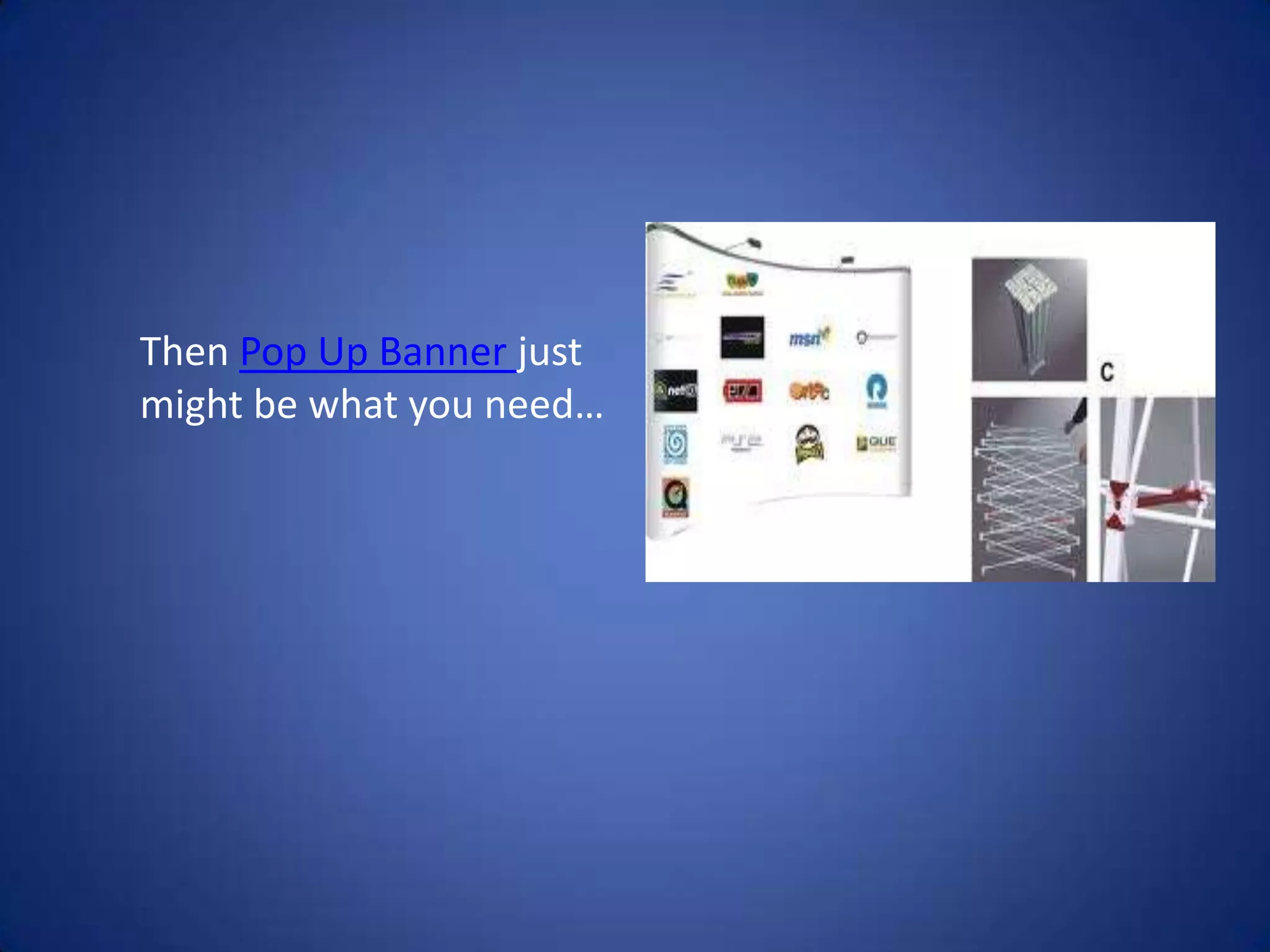 Pop up banner | PPTX