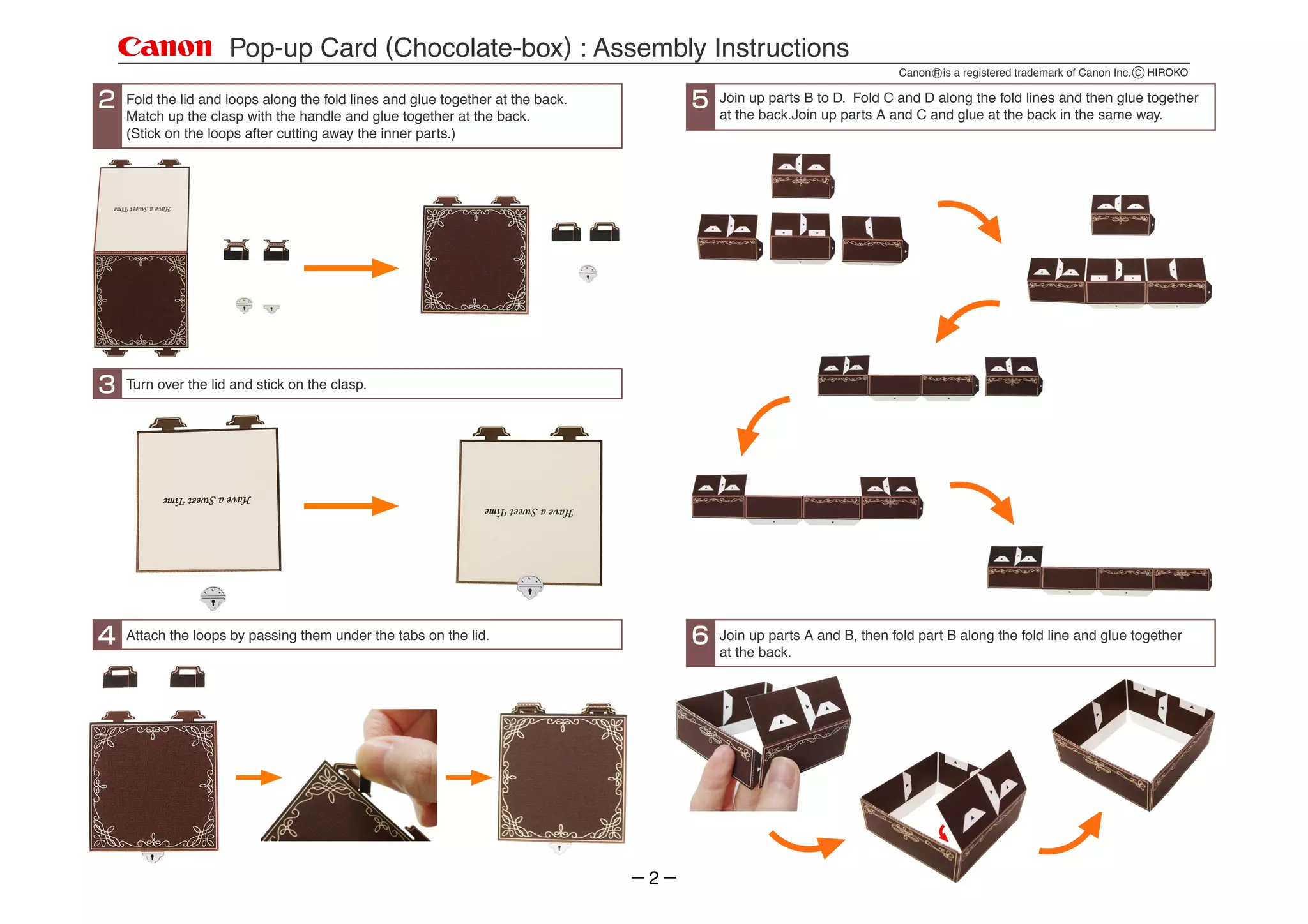 Pop Up Chocolate Box I E A4 | PDF