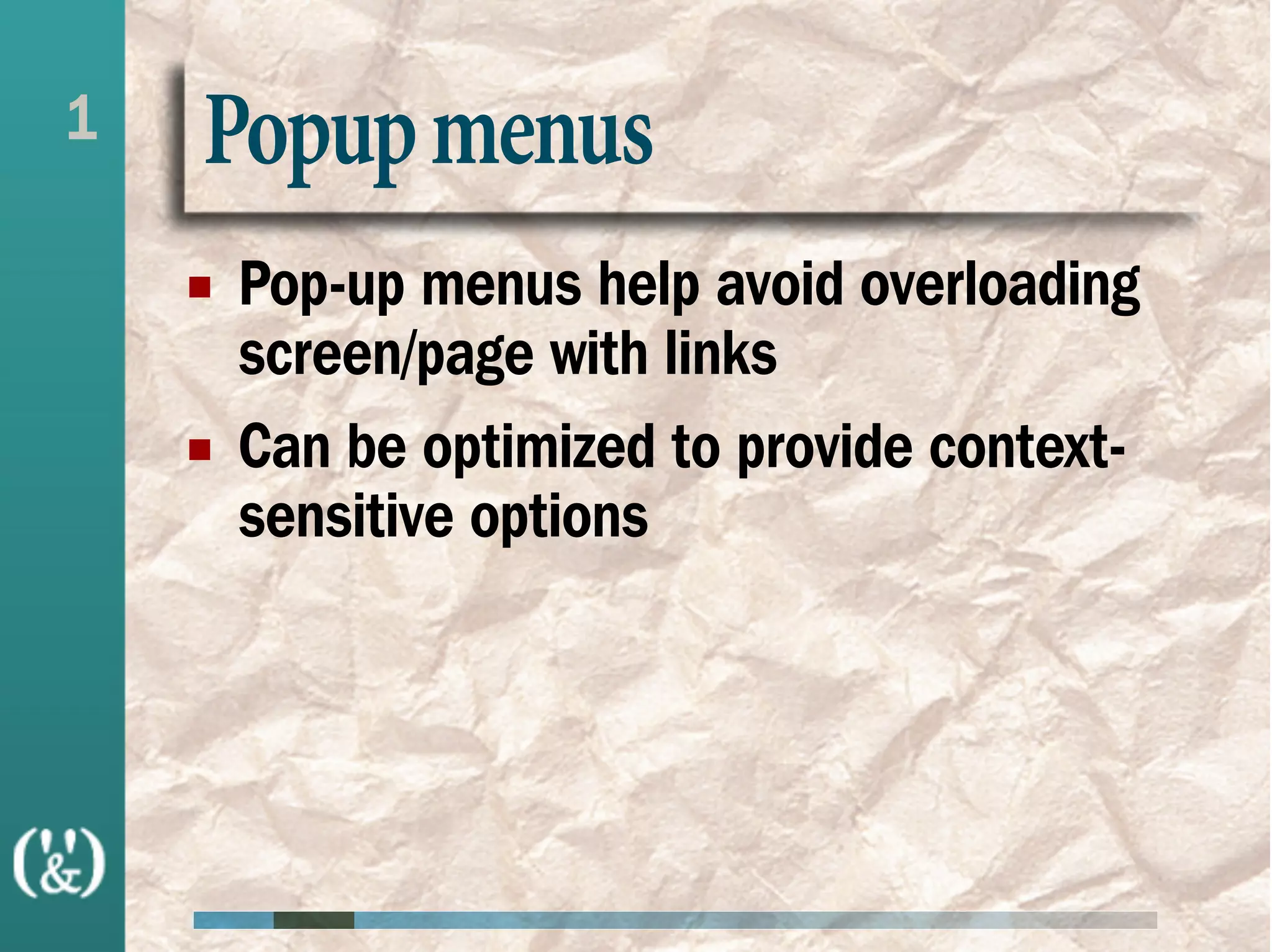 Pop-Up Menus in PDF (with FrameMaker-to-Acrobat TimeSavers + Navigation ...