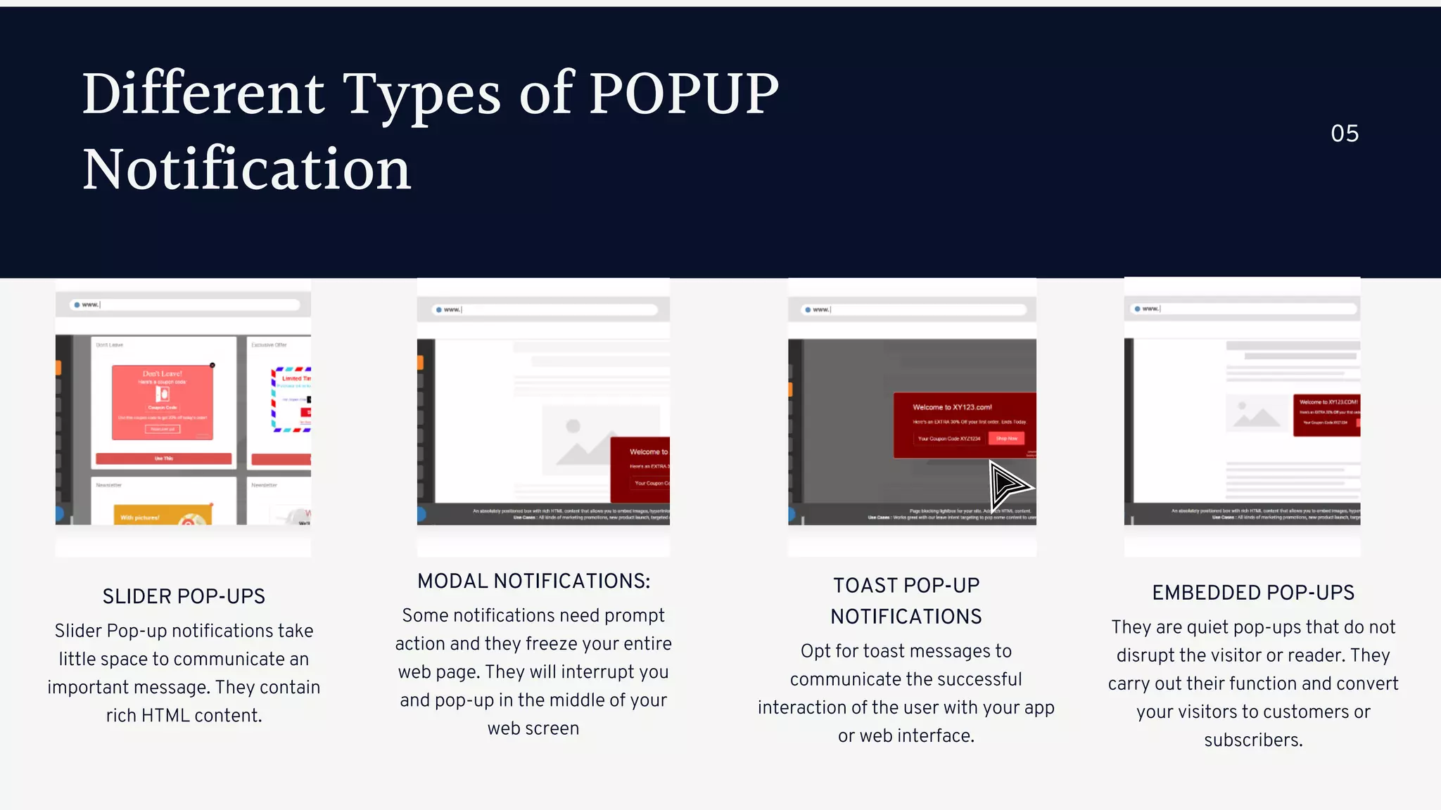 What is a Popup Notification? | PDF