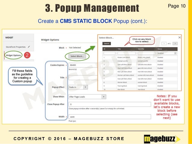 User Guide for Magento 2 Popup Pro Extension - MAGEBUZZ