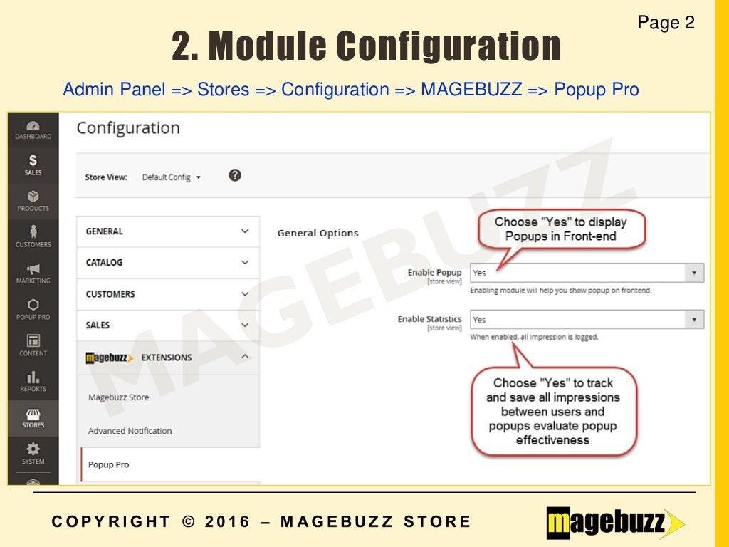 User Guide for Magento 2 Popup Pro Extension - MAGEBUZZ