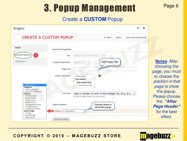 User Guide for Magento 2 Popup Pro Extension - MAGEBUZZ