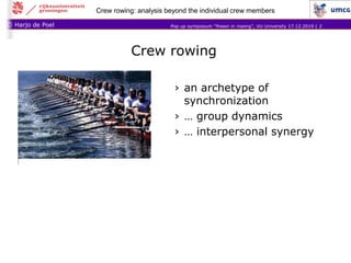 Power in Rowing Symposium: Harjo de Poel | PPT