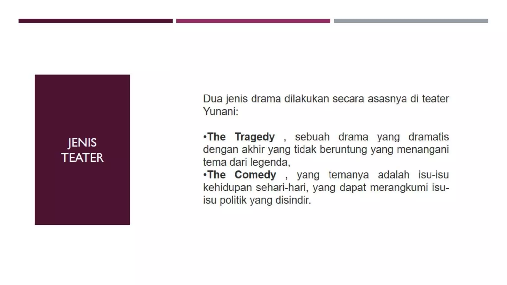 Teater Dalam Seni Persembahan | PPT