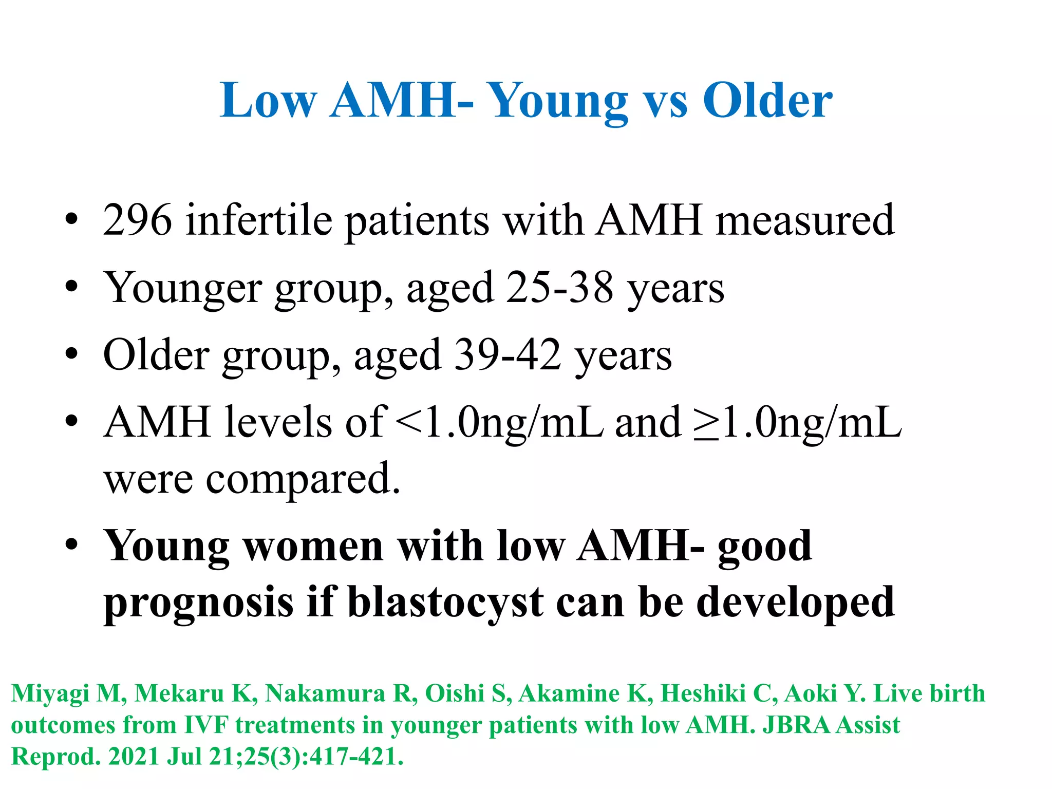Low AMH- Is it linked to Infertility? | PPTX