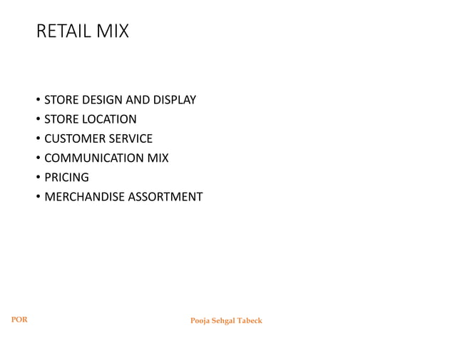 Principles of retailing | PPTX