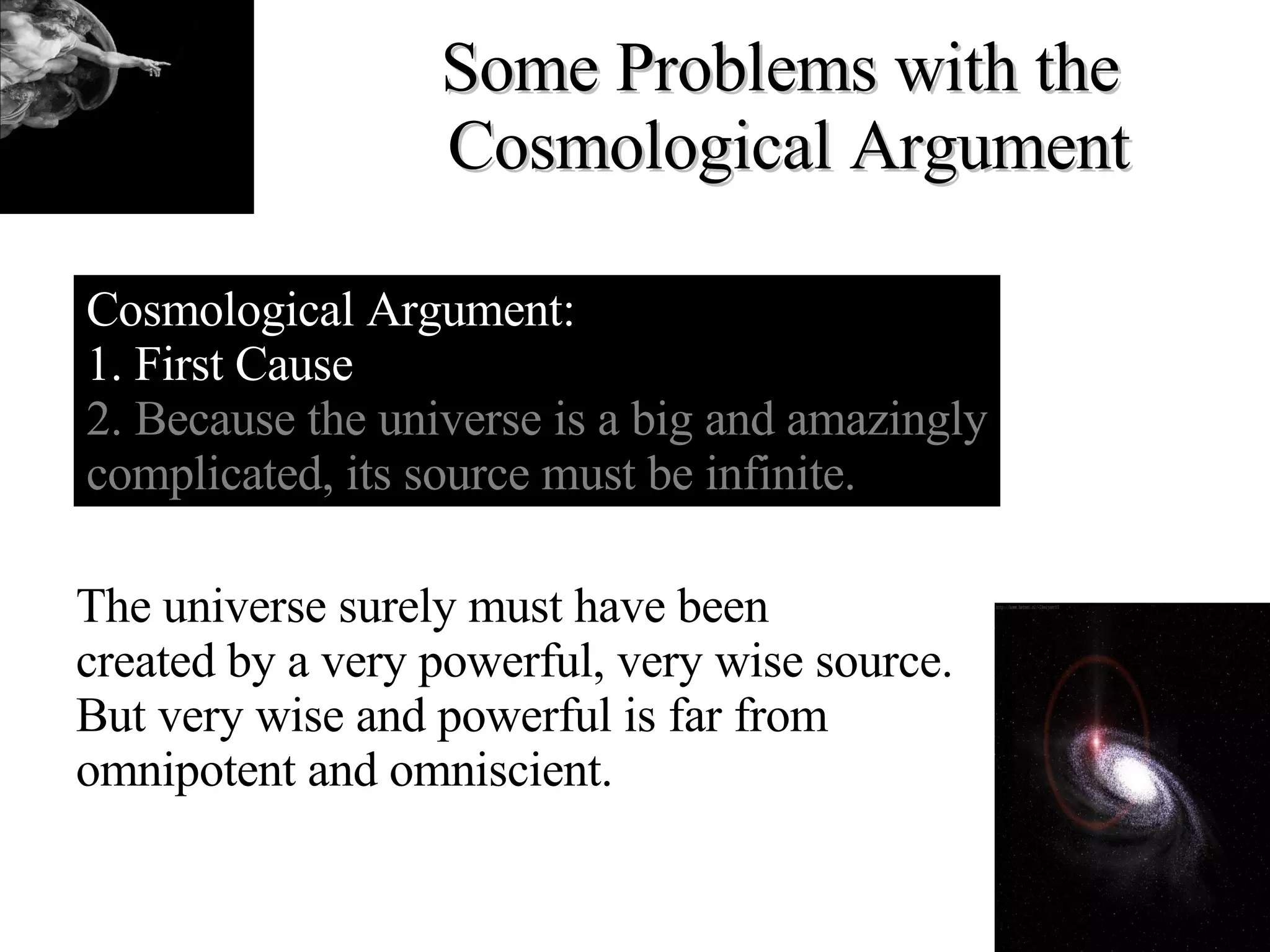 Por 9 Cosmological Arg | PPT