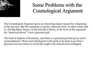 Por 9 Cosmological Arg | PPT