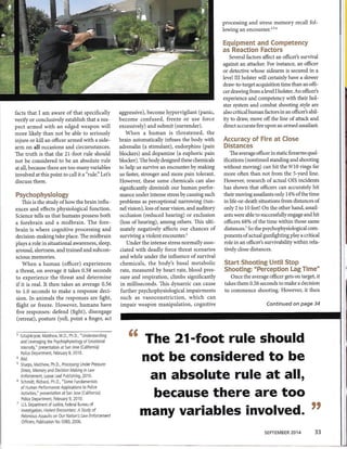 21 Foot Rule- Fact or Fiction? PORAC | PDF