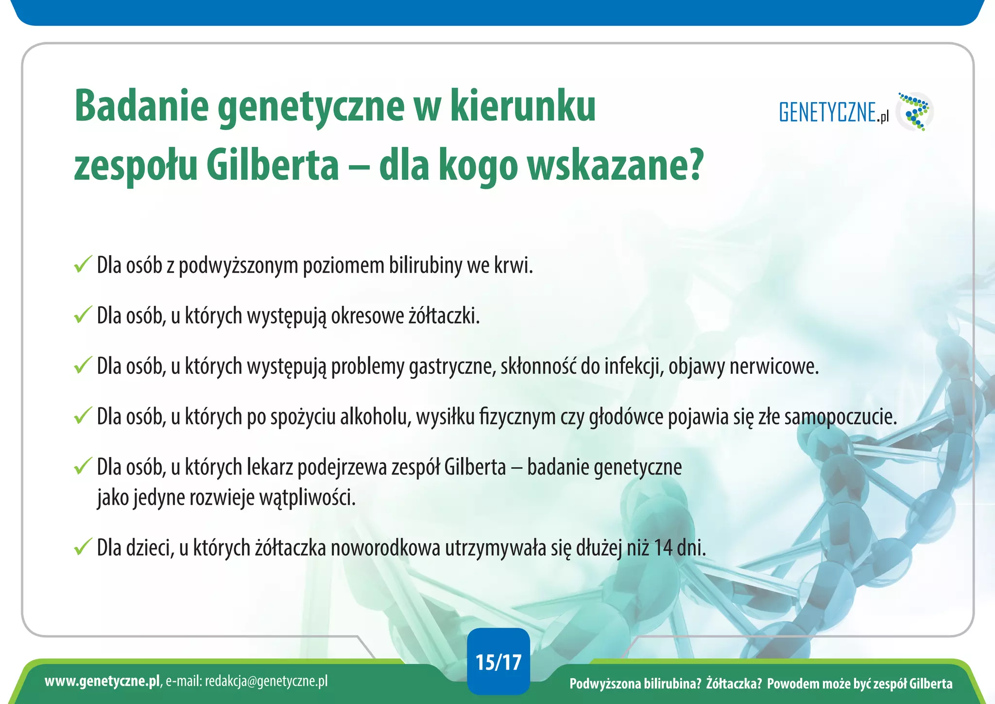 Zespół Gilberta - poradnik | PDF