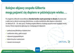 Zespół Gilberta - poradnik | PDF