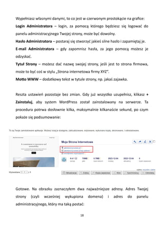 Poradnik - Jak stworzyć stronę internetową krok po kroku | PDF