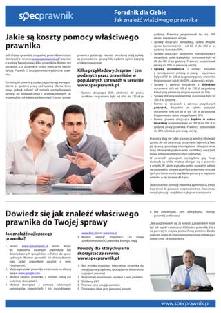 Poradnik Jak znaleźć właściwego prawnika od www.specprawnik.pl